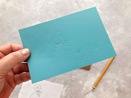 Hand Stitching on Paper Only 3 Simple Stitches