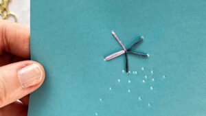 Hand Stitching on Paper Only 3 Simple Stitches - Pattymac Makes