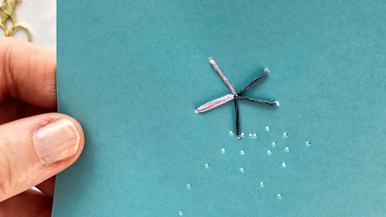 Hand Stitching on Paper Only 3 Simple Stitches