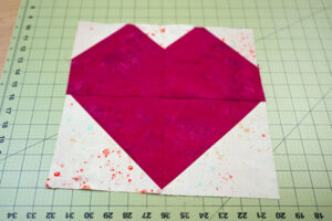 Heart Quilt Block Pattern