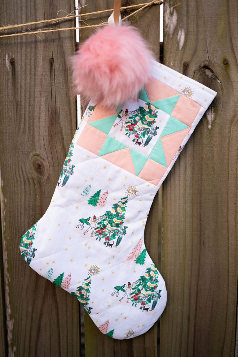 How to make a Quilted Christmas Stocking