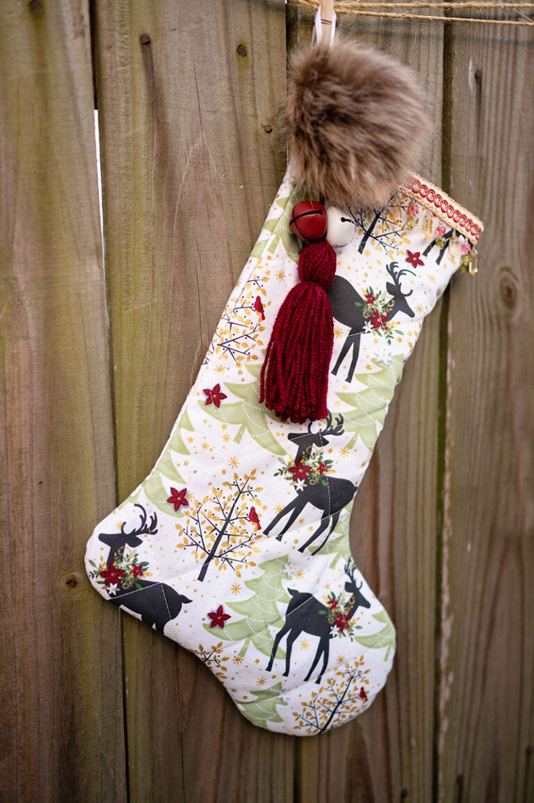 How to make a Quilted Christmas Stocking